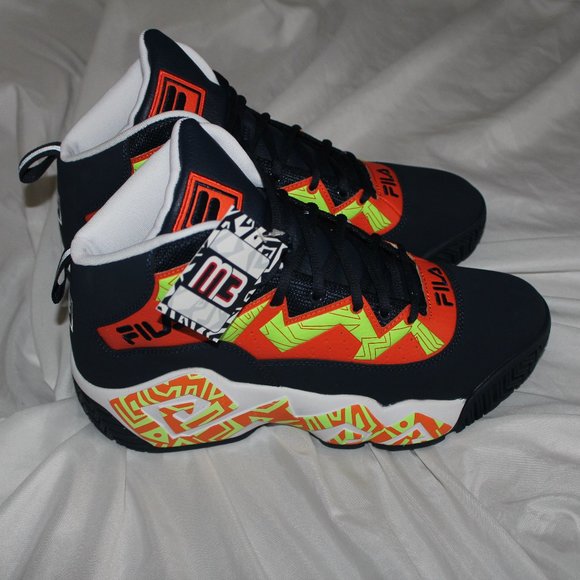 Fila | Shoes | Bm1749 Fila Jamal Mashburn 423 Orange Neon Basketball ...